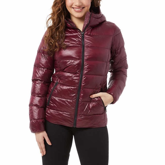 32 Degrees | Jackets & Coats | 32 Degrees Womens Shiny Puffer Jacket W ...